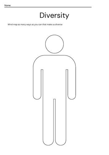 Diversity Worksheet | Teaching Resources