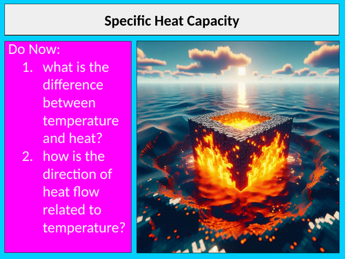 Specific Heat Capacity Physics CIE | Teaching Resources