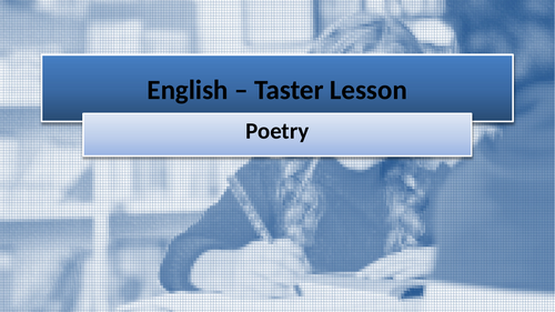 Primary Taster Lesson - English | Teaching Resources