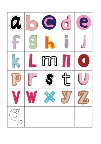 Letters in my name sorting | Teaching Resources
