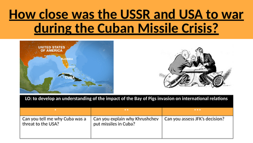 Cuban Missile Crisis Lesson | Teaching Resources