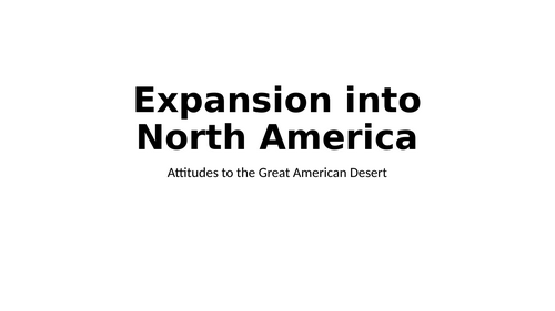 29 Lesson Full Module Powerpoints on AQA GCSE: America 1840-1895 ...