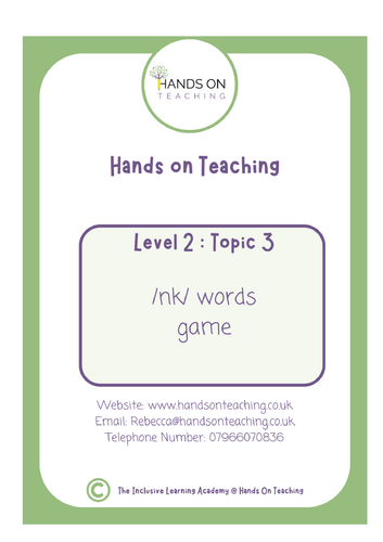Multisensory Assimilation NK Game | Teaching Resources