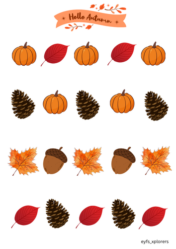 Autumn Patterns | Teaching Resources