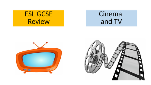 ESL GCSE Cinema and TV review | Teaching Resources