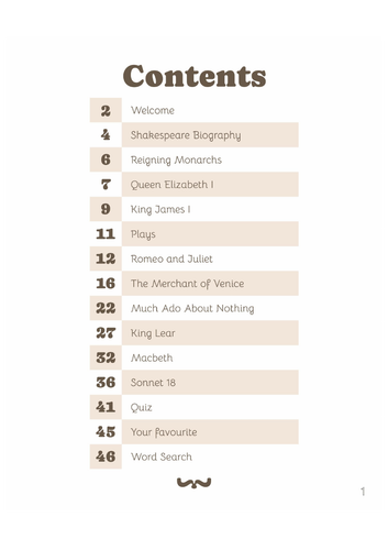 Shakespeare Activity Book | Teaching Resources