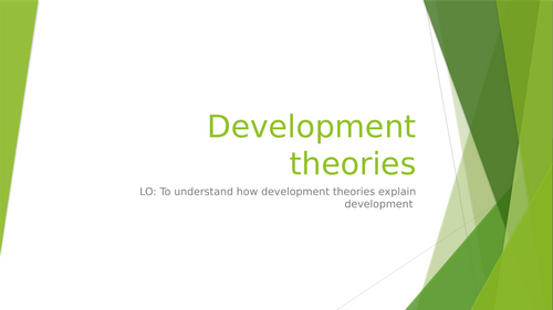 Edexcel GCSE Geography – Development Dynamics - 4 - development ...