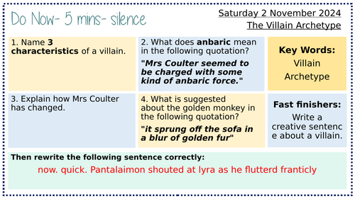 Northern Lights- Mrs Coulter character analysis | Teaching Resources