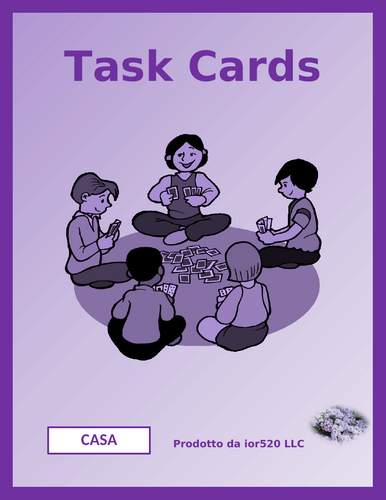 Casa (House in Italian) Task Cards | Teaching Resources