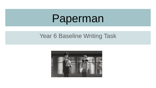 The Paperman | Teaching Resources