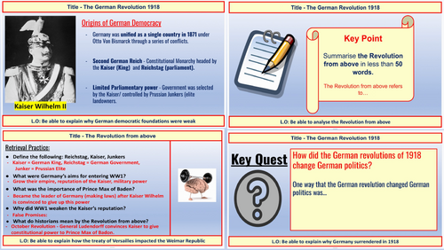 Nazi Germany - German Revolution | Teaching Resources