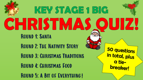 KS1 Big Christmas Quiz! | Teaching Resources