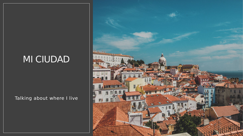 KS3 Spanish: mi ciudad ppt (my city) | Teaching Resources