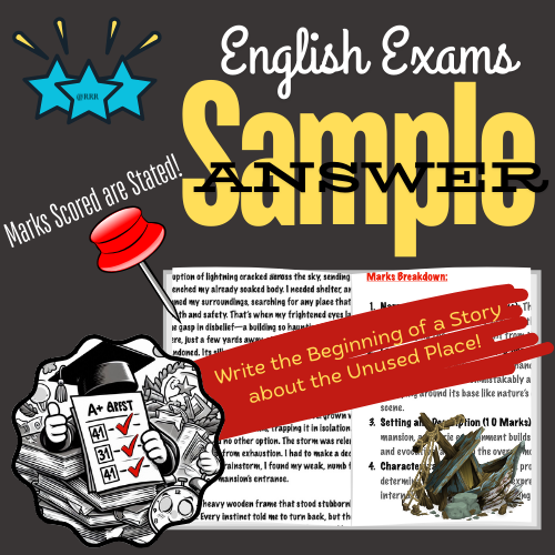 Story Writing Sample Answer: Crafting a Novel’s Opening (Includes Marks ...