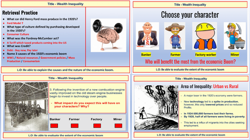 USA - Wealth Inequality | Teaching Resources