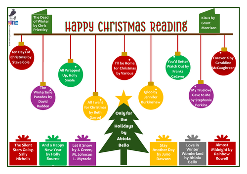 KS 3 & 4 Christmas Fiction/ Reading Booklist | Teaching Resources