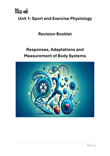 BTEC Sport Science Physiology Revision Booklet | Teaching Resources