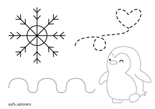 Winter Tracing | Teaching Resources