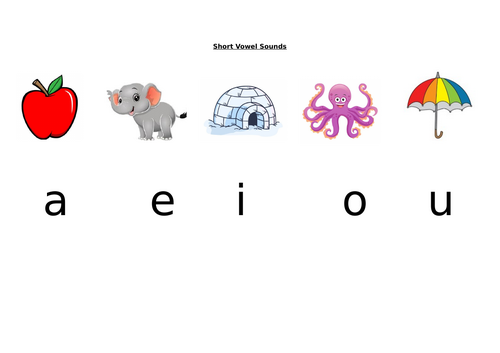Short and Long vowel sounds | Teaching Resources