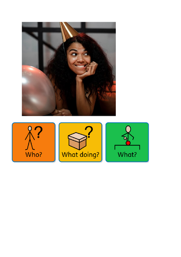 New Year Colourful Semantics Teaching Resources 