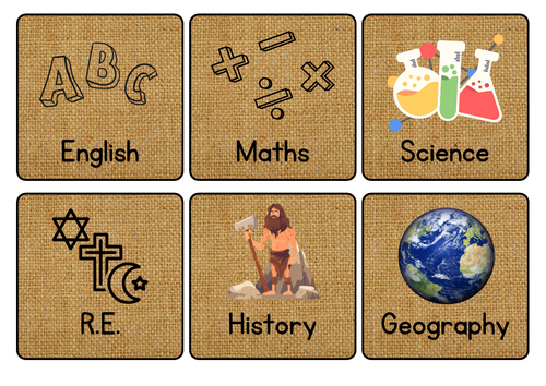 Natural Visual Timetable | Teaching Resources