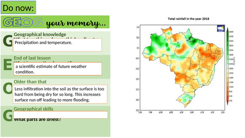 L8 - Comparing climates of Brazil and UK (Weather and Climate ...
