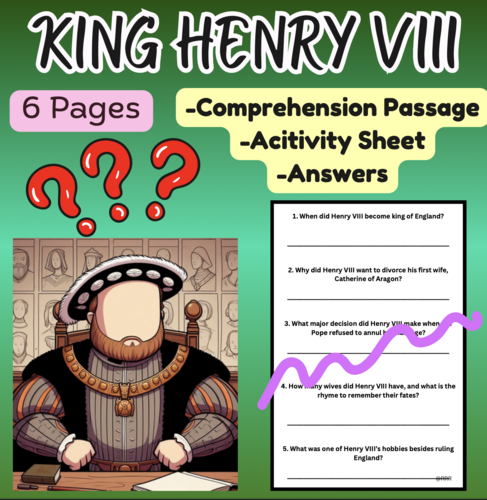 King Henry VII: The Bold and Controversial Monarch - Reading & Activity ...