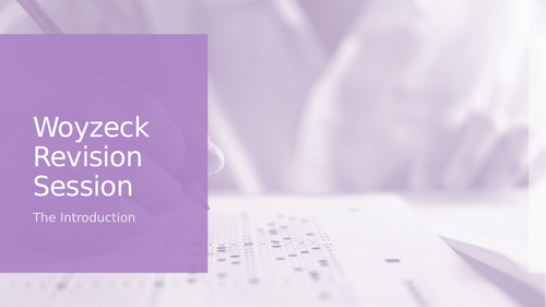 Edexcel Woyzeck: Ultimate Revision Collection | Teaching Resources