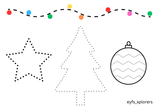 Christmas Tracing | Teaching Resources
