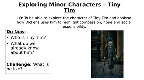 Exam Revision Tiny Tim | Teaching Resources
