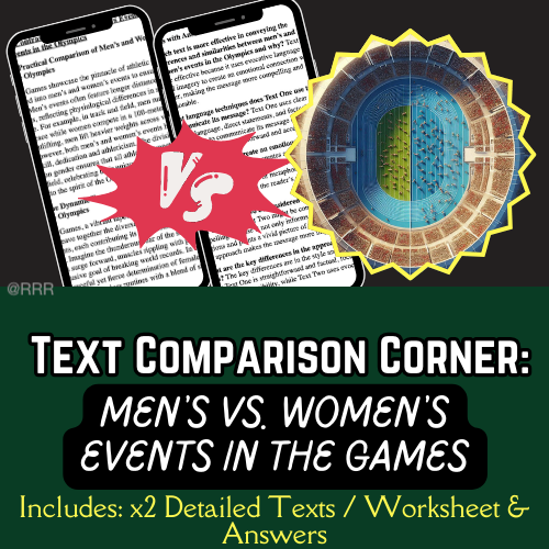 IGCSE & GCSE English Men’s VS Women’s Olympic Games: Compare & Contrast ...