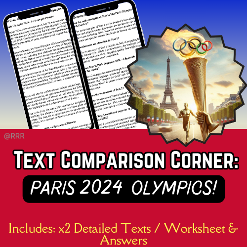 IGCSE & GCSE English: “Paris Olympics 2024: Compare & Contrast Texts ...