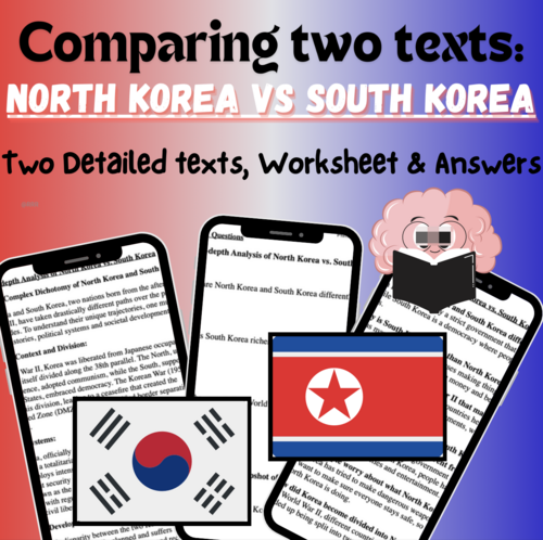 GCSE & IGCSE North vs. South Korea: Compare & Contrast Texts with ...