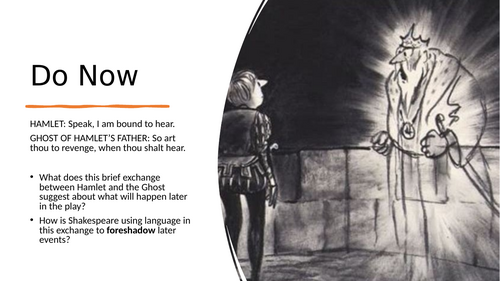 Lesson 5: Hamlet Act 1, Scene 5 | Teaching Resources