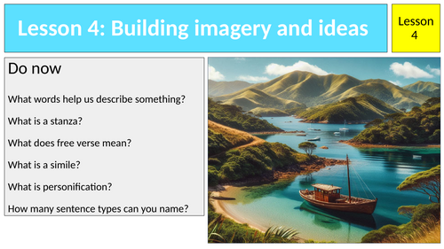 Adventure Poetry Building imagery ideas | Teaching Resources