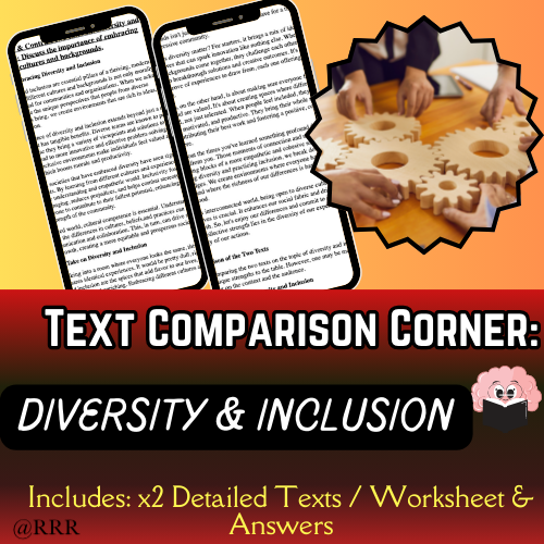 GCSE & IGCSE English: Diversity & Inclusion - Compare & Contrast Texts ...