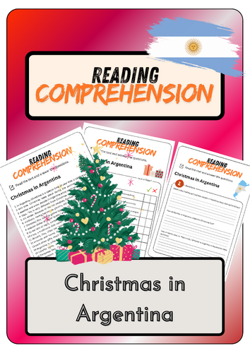 Reading Comprehension - Christmas in Argentina + Solutions | Teaching ...