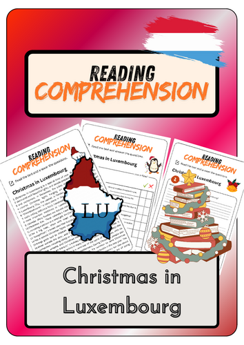 Reading Comprehension - Christmas in Luxembourg + Solutions | Teaching ...