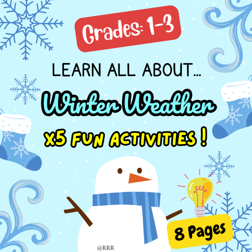 Snowy Scholars Activity Workbook for Kids! Winter-Themed Fun in the ...