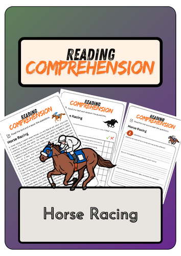 Reading Comprehension - Horse Racing + Solutions | Teaching Resources