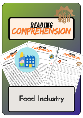 Reading Comprehension - Food Industry + Solutions | Teaching Resources