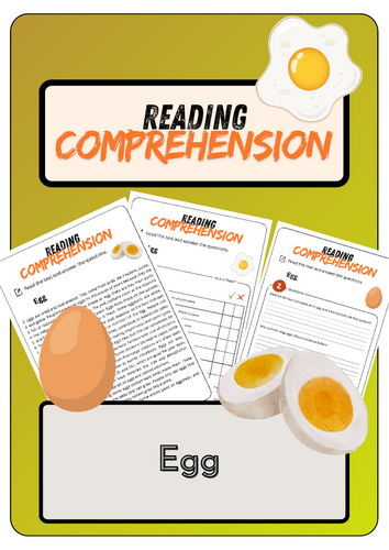 Reading Comprehension - Egg + Solutions | Teaching Resources