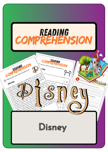 Reading Comprehension - Disney + Solutions | Teaching Resources