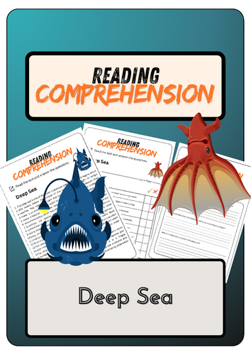 Reading Comprehension - Deep Sea + Solutions | Teaching Resources