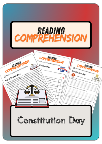 Reading Comprehension - Constitution Day + Solutions | Teaching Resources Reading Comprehension - Constitution Day + Solutions | Teaching Resources