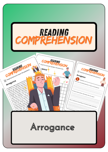 Reading Comprehension - Arrogance + Solutions | Teaching Resources