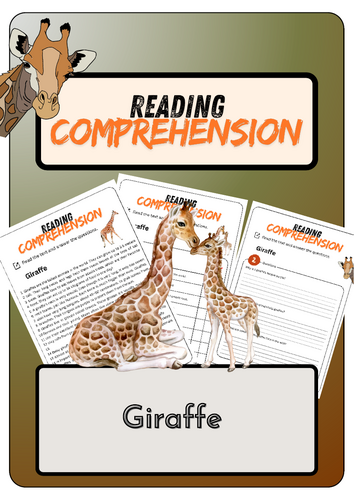 Reading Comprehension - Giraffe + Solutions | Teaching Resources