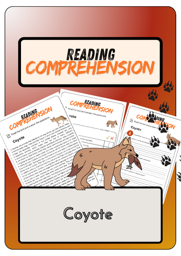 Reading Comprehension - Coyote + Solutions | Teaching Resources