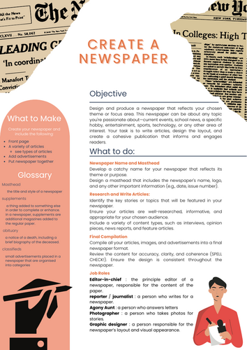 Mixed Level Class - create a museum, design a city, write a newspaper ...