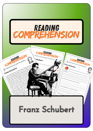 Reading Comprehension - Franz Schubert + Solutions | Teaching Resources